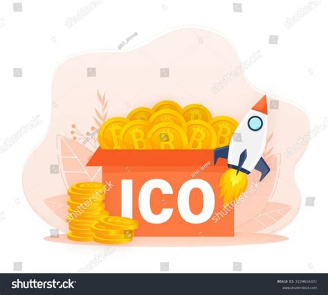 Initial Coin Offering Ico Token Production Stock Vector Royalty Free Shutterstock