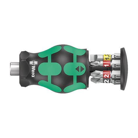 Wera 6pce Kraftform Kompakt Stubby Multi-Bit Screwdriver - Protrade