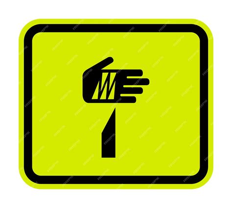 Premium Vector Beware Sharp Elements Symbol Isolate On White
