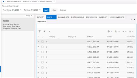 Can T See Resource Shift On Dispatch Console IFS Community