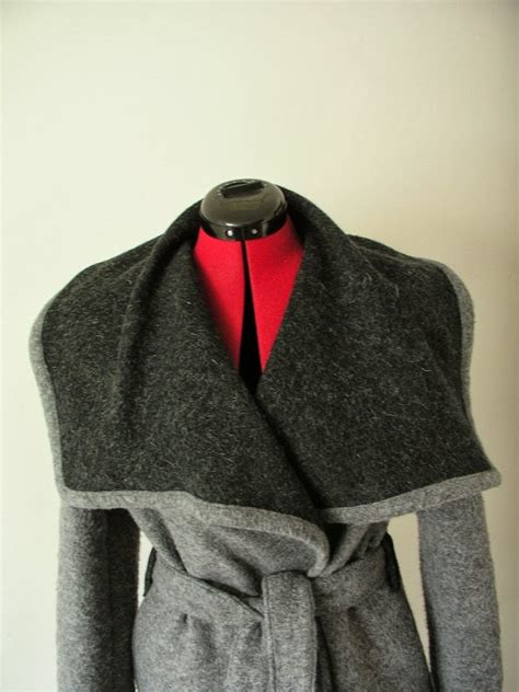 20142 Grey Unlined Coat Casaco Cinzento Sem Forro