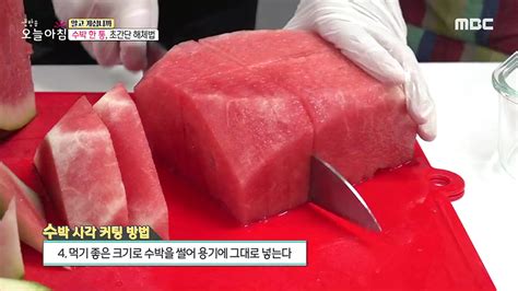 여름철 더위를 날려줄 커다란 수박 이렇게 보관하면 된다