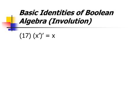 Ppt Boolean Algebra Powerpoint Presentation Free Download Id9616220
