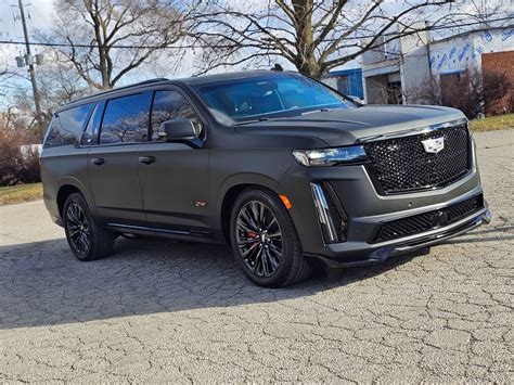 Cadillac Escalade Stealth Vinyl Wrap Wrap District