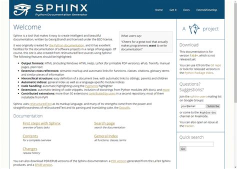 Reference — Sphinxtutorial 01 Documentation