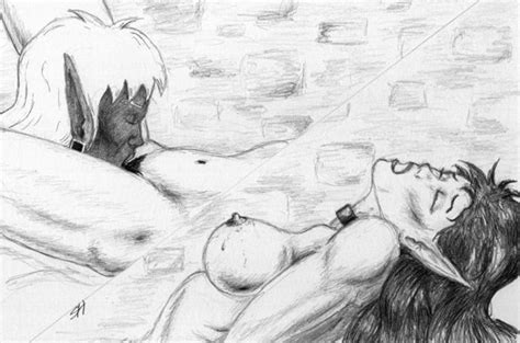 Rule 34 2girls Breasts Cunnilingus Drow Dungeons And Dragons Elf