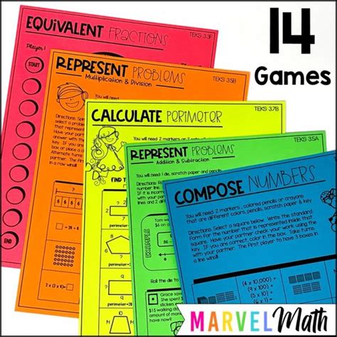 3rd Grade Math Staar Review Math Test Prep Games Marvel Math
