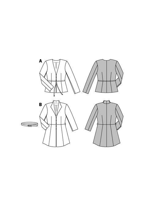 Burda 6637 Misses Jacket