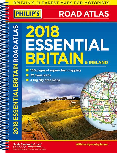 Buy Philip S Essential Road Atlas Britain And Ireland Spiral A Spiral Binding