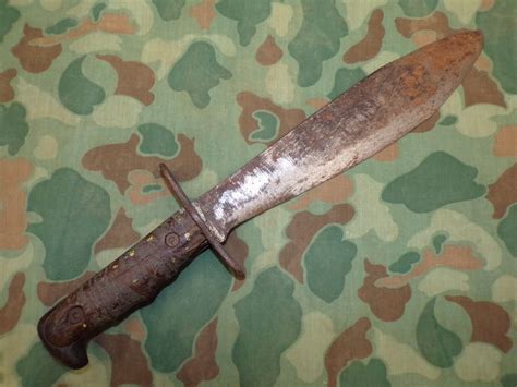 Original Ww1 Us Model 1917 Bolo Combat Knife No Sheath Well Used