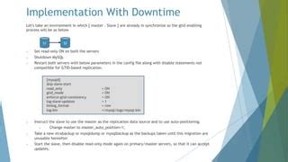 MySQL GTID Concepts Implementation And Troubleshooting PDF Databases Computer Software