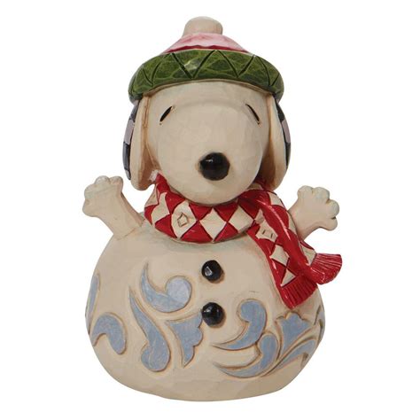 Peanuts By Jim Shore Mini Snoopy Snowman