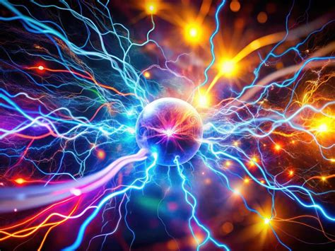A Stunning Macro Exploration Of Electric Current Delving Into Electron