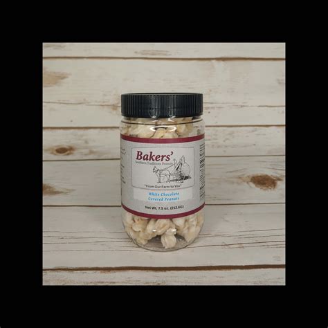 Bakers Southern Traditions Peanuts 75 Oz White Chocolate Covered