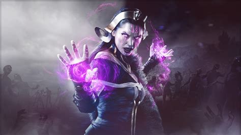 Magic The Gathering Liliana Vess Fantasy Art Artwork Digital Art