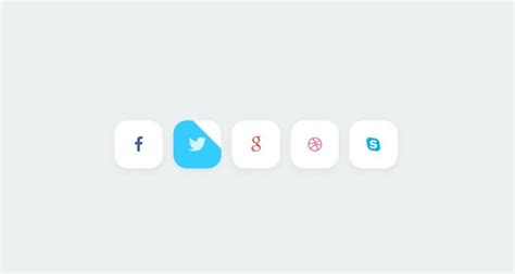 Social Media Icons CSS Code Snippet OnAirCode