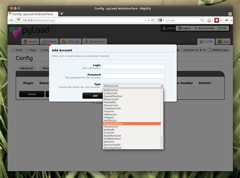 pyload lightweight download manager for one click hosters ~ web upd8