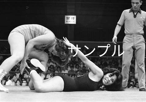 高級 女子プロレス生写真 70年代後期全日本女子プロレスラー アトランダム5枚セット Tbgqa