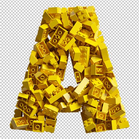 Yellow Lego Font Playful Opentype Font Handmadefont Com