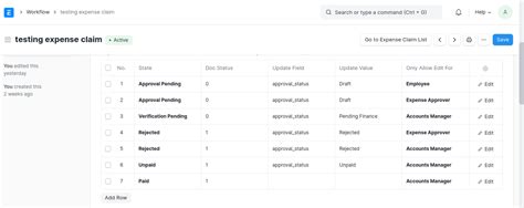 Want To Change Workflow State After Create Button Task ERPNext