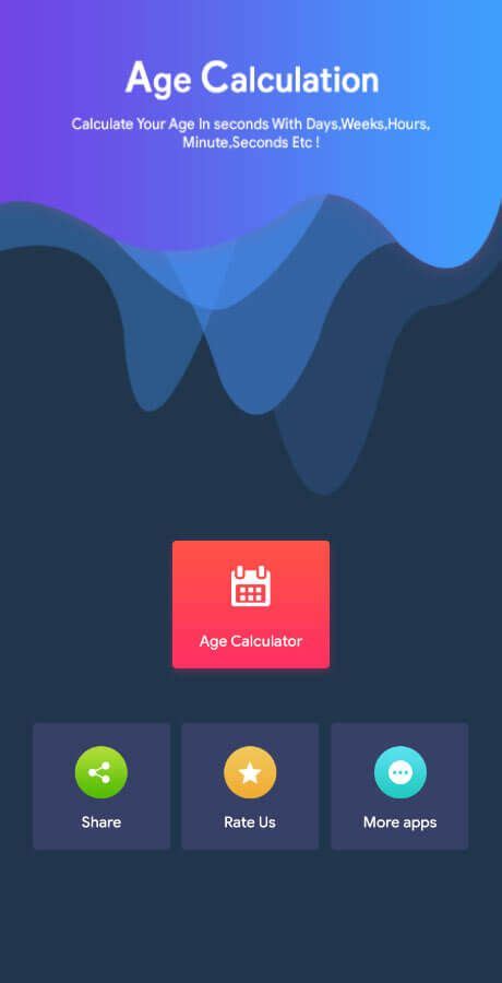 Age Calculator Android Source Cod By VMCodes Codester