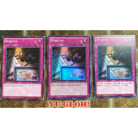YGD Bài lẻ Yugioh chính hãng TCG và OCG Wiretap Shopee Việt Nam