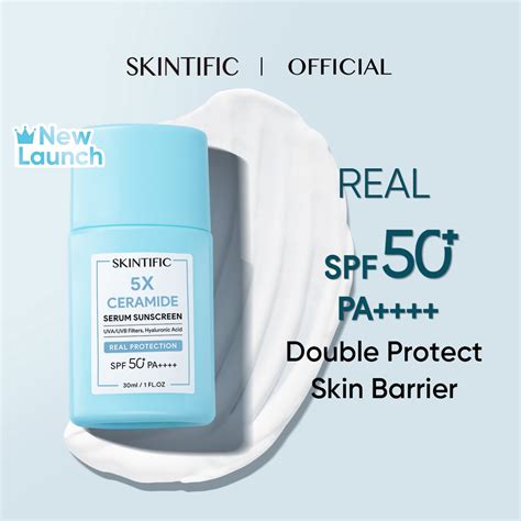 Jual Ready Stock Skintific Sunscreen 5x Ceramide Serum Sunscreen