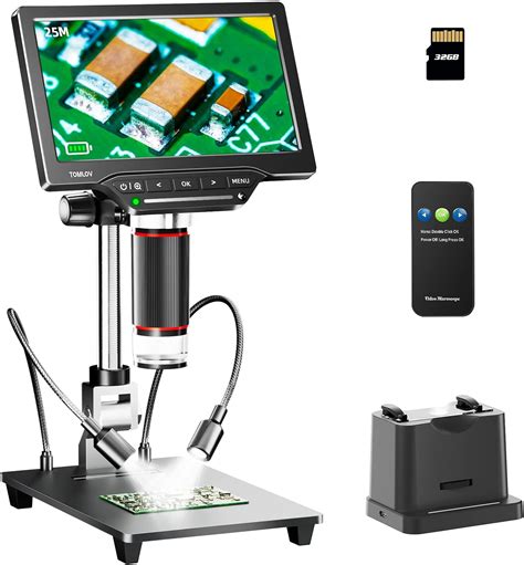 Buy TOMLOV DM Max Digital Microscope MP HDMI Inch Microscope With IPS Screen Coin