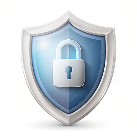 Protection Sheild With Opened Padlock Vector Icon Illustration Security