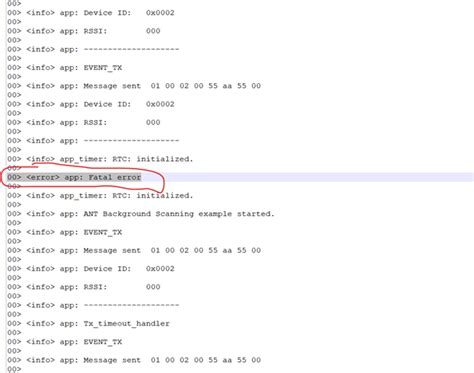 Fatal Error When Antstandarddatapayloadsize 8 Nordic Qanda Nordic Devzone Nordic Devzone