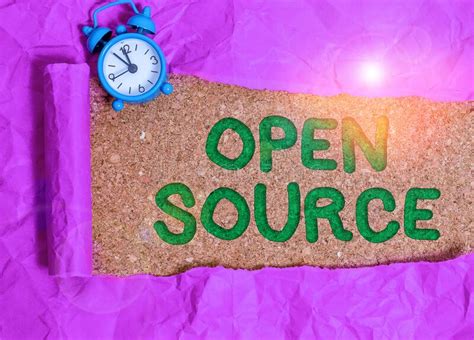 Conceptual Hand Writing Showing Open Source Business Photo Text