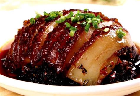 舌尖上的美味平江十大碗之虎皮扣肉入口即烂肥而不腻
