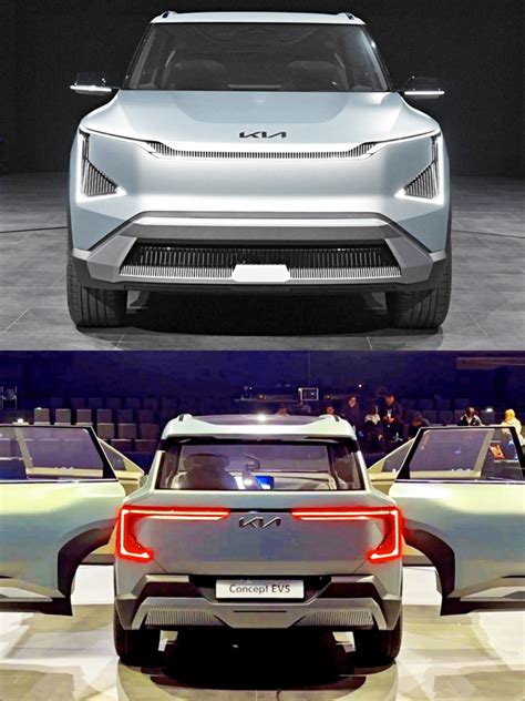 기아 전기차 대중화 이끌 3천만 원 대 준중형 SUV EV5 국내 첫 공개