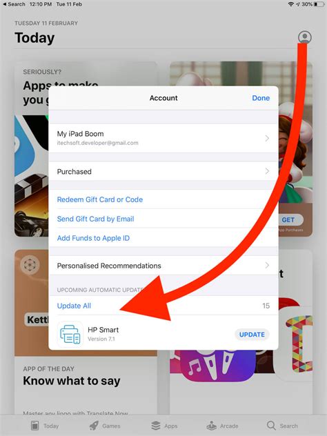 fix ios app store update tab missing on iphone and ipad