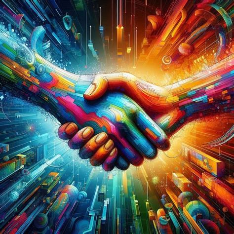 Unity And Collaboration Premium Ai Generated Image