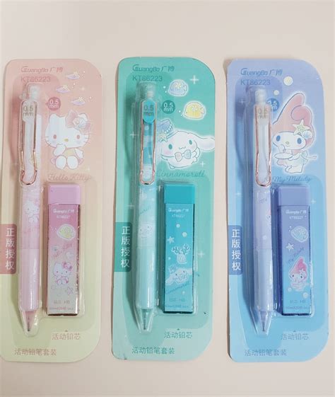 캐릭터덕후 모여~ 산리오 캐릭터 샤프샤프심 세트 시나모롤 마이멜로디 헬로키티 생일선물 우정선물 최애템 다꾸템 에이블리