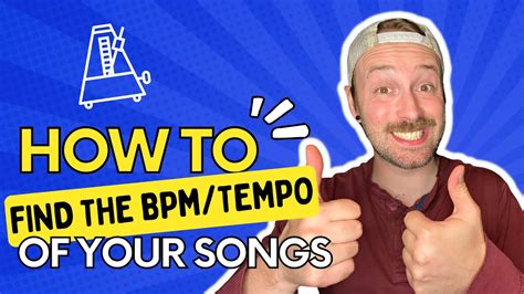 How To Easily Find The Bpm Tempo Of Your Songs Youtube