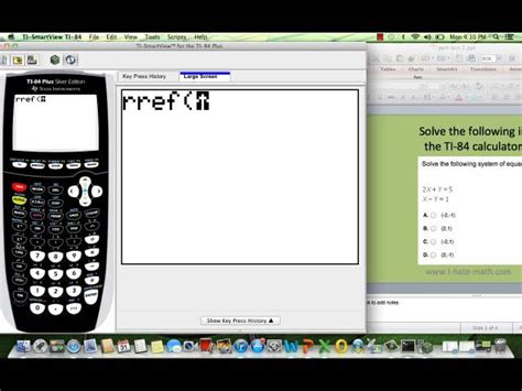 How To Solve Simultaneous Equations On Ti 84 Plus Tessshebaylo