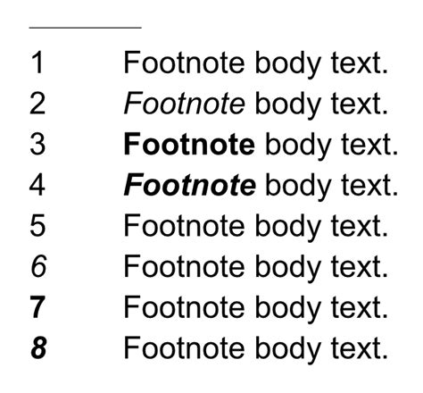 footnote number style in note body v2 bugs found on windows