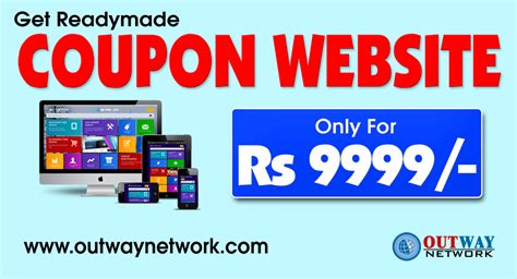 Coupon Website Development Outway Network