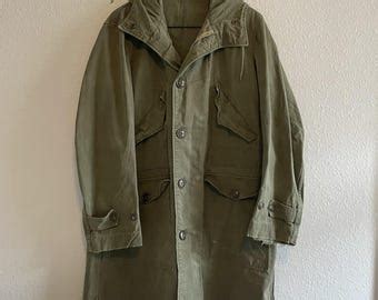 Rifle Vintage M47 Military Parka Green Etsy