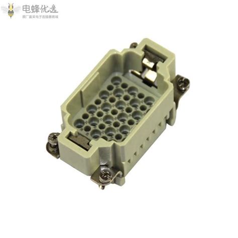 40芯厂家批发重载连接器hdd矩形防水公母对接工业连接器 电蜂优选商城