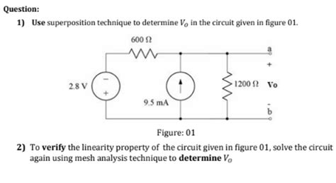 Answered Question 1 Use Superposition Bartleby