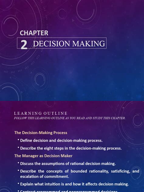 Chap 02 Decision Making Pdf Decision Making Rationality