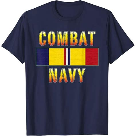 Combat Action Ribbon Us Navy T Shirt