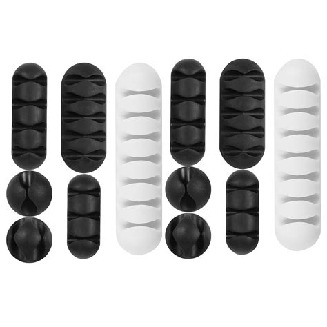 12 Pcs Cable Clips Cable Management Clips Adhesive Grandado