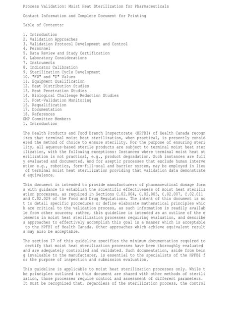 Validation Of Sterilization Of Autoclaves Pdf Verification And
