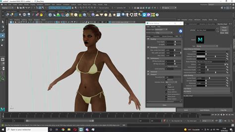 Female African American 3D Model By Khaloui