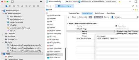 Flipper Not Enabled For Custom Xcode Configurations · Issue 34332 · Facebook React Native · Github