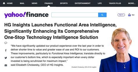 Hg Insights On Linkedin Hg Insights Launches Functional Area Intelligence Significantly Enhancing…